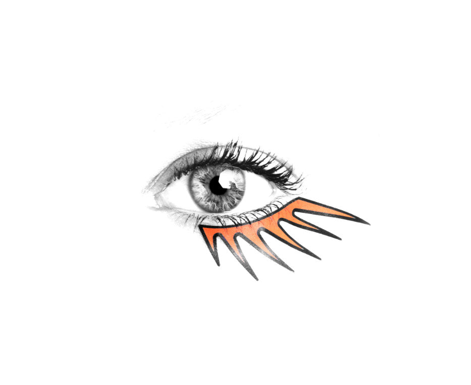 Stick-on colored eyeflashes from MILY MAKE UP